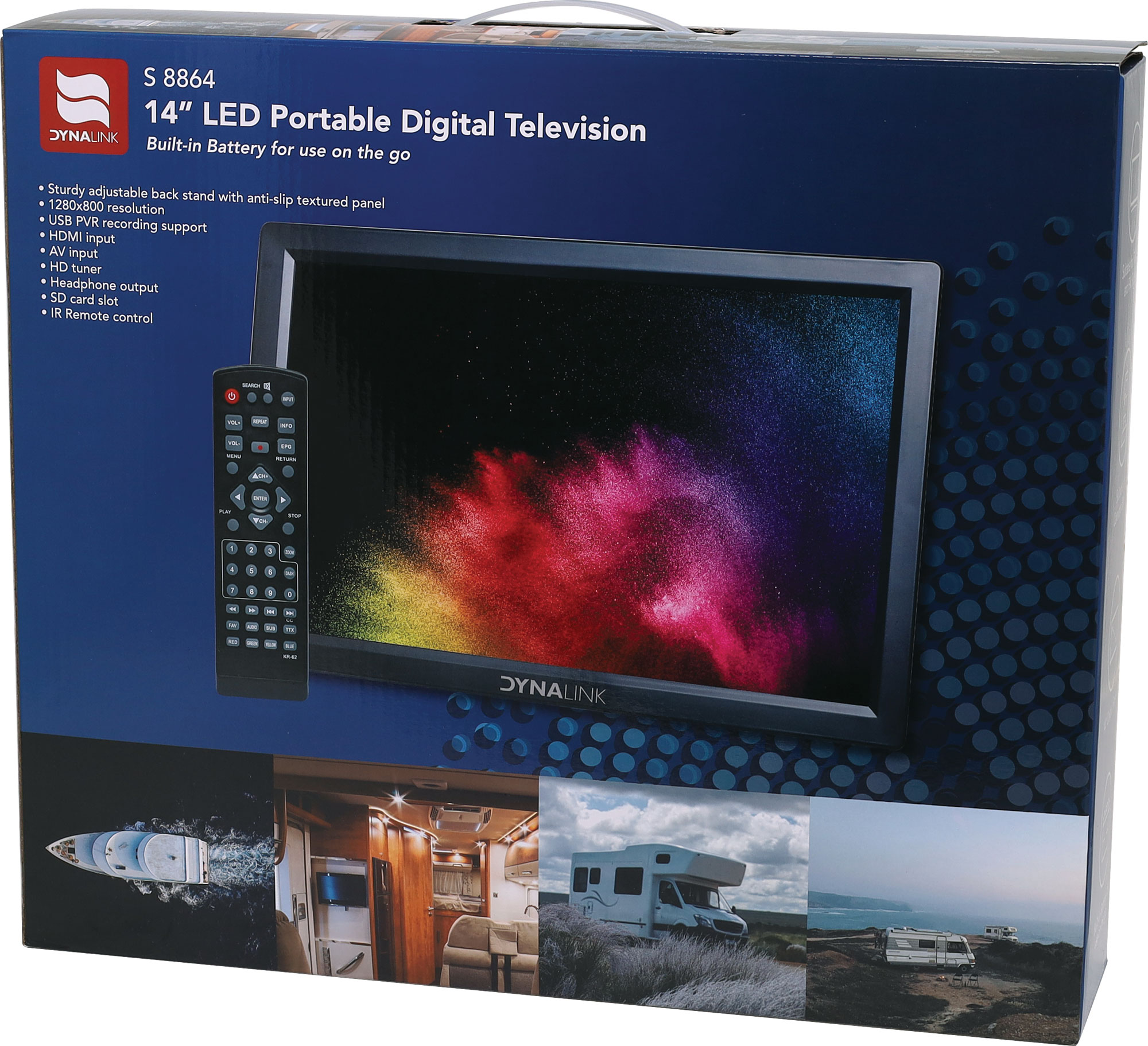 S8864A • Dynalink 14 Inch LED Portable Digital Television ALTRONICS ...