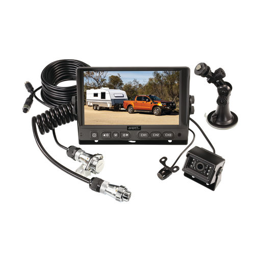 7" CARAVAN / TRAILER REAR VIEW CAMERA KIT GATOR - Radio and Electronic ...